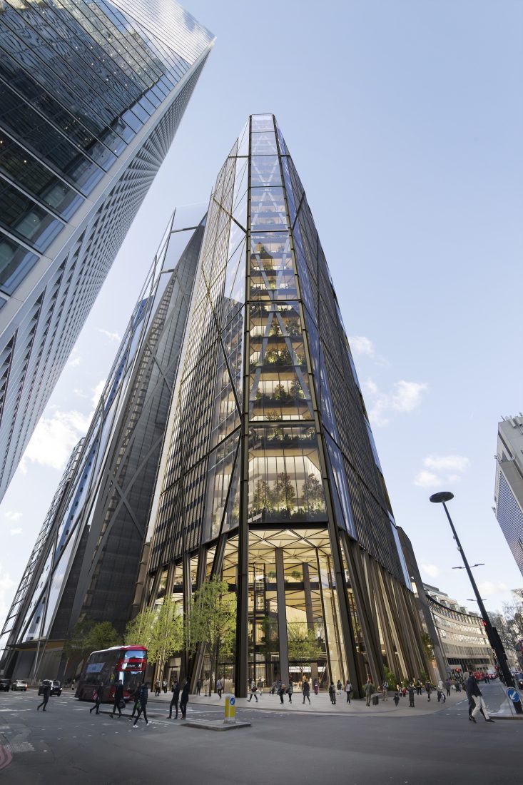 RSHP submits plans for 54-storey City of London tower to replace 70s office