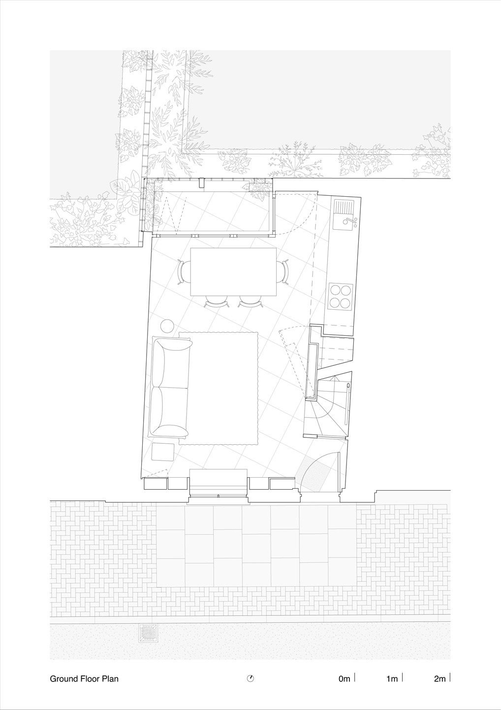 Fardaa extends one-bed London house into family home