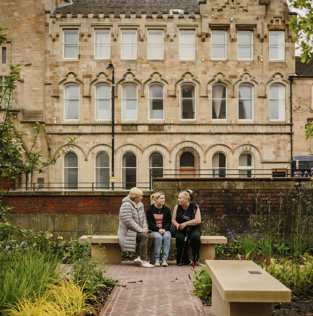 Loader Monteith creates piazza-like forecourt to Gillespie, Kidd & Coia ...