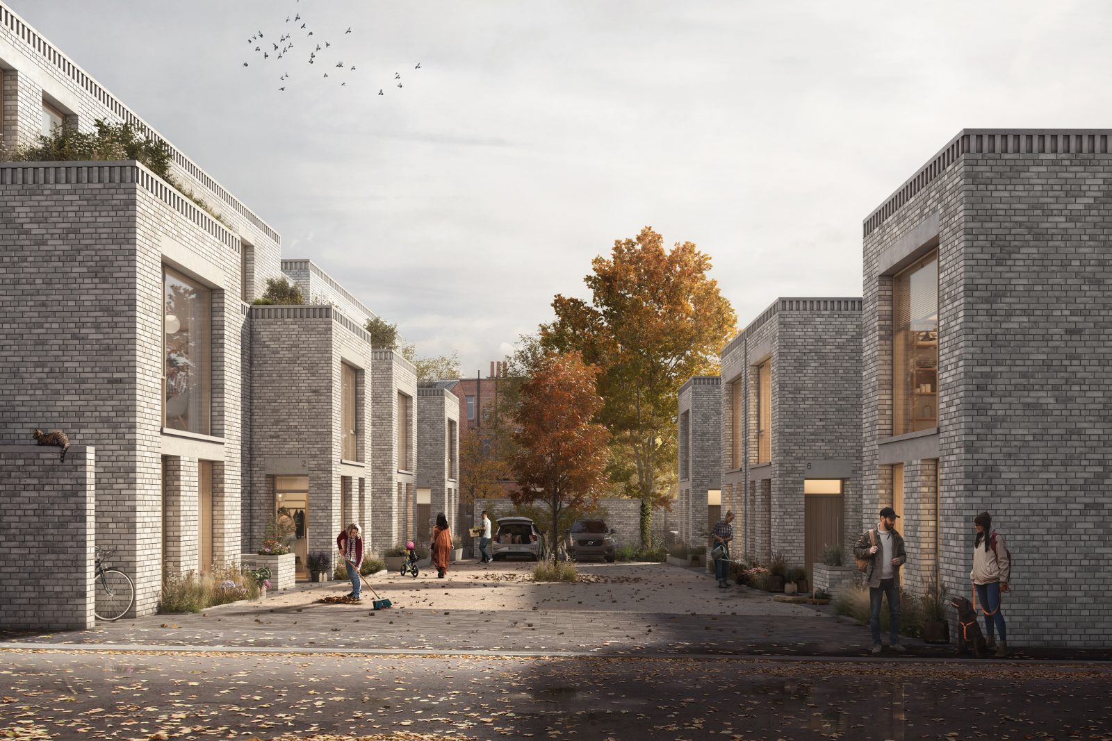 Emerging practice Alt Studios submits Newcastle infill mews plans