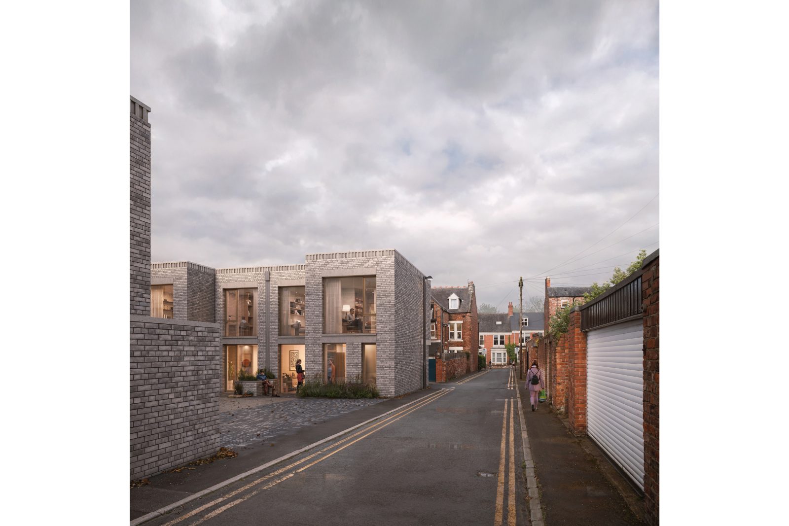 Emerging practice Alt Studios submits Newcastle infill mews plans
