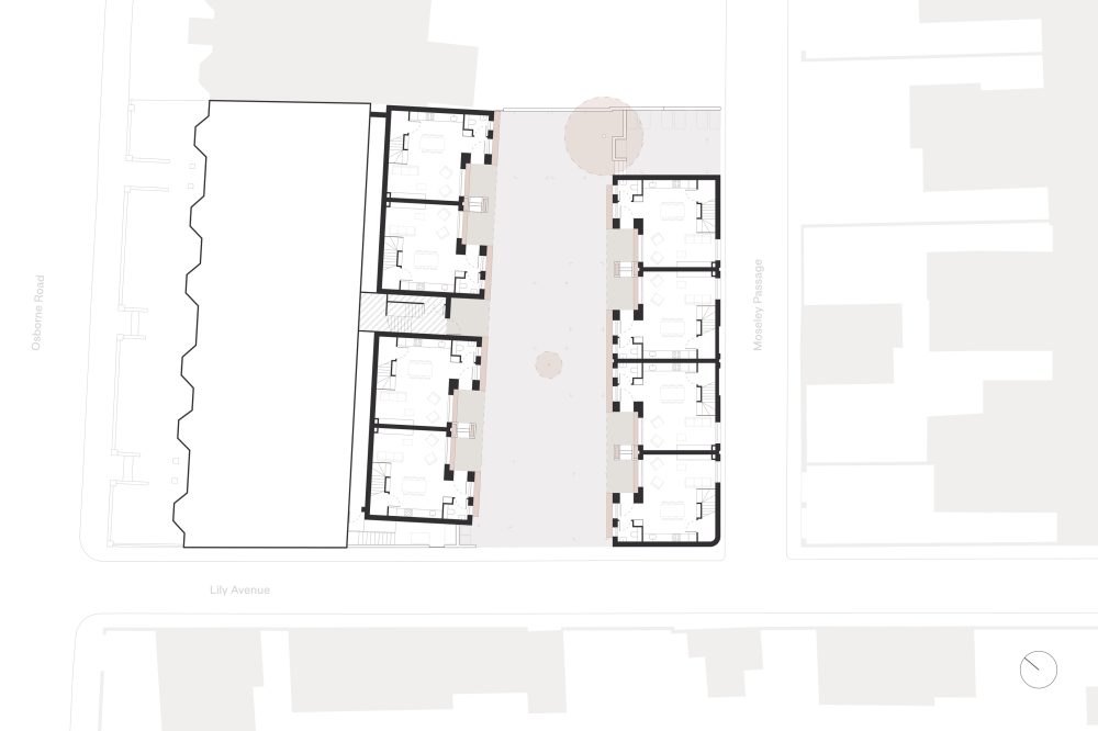 Emerging practice Alt Studios submits Newcastle infill mews plans