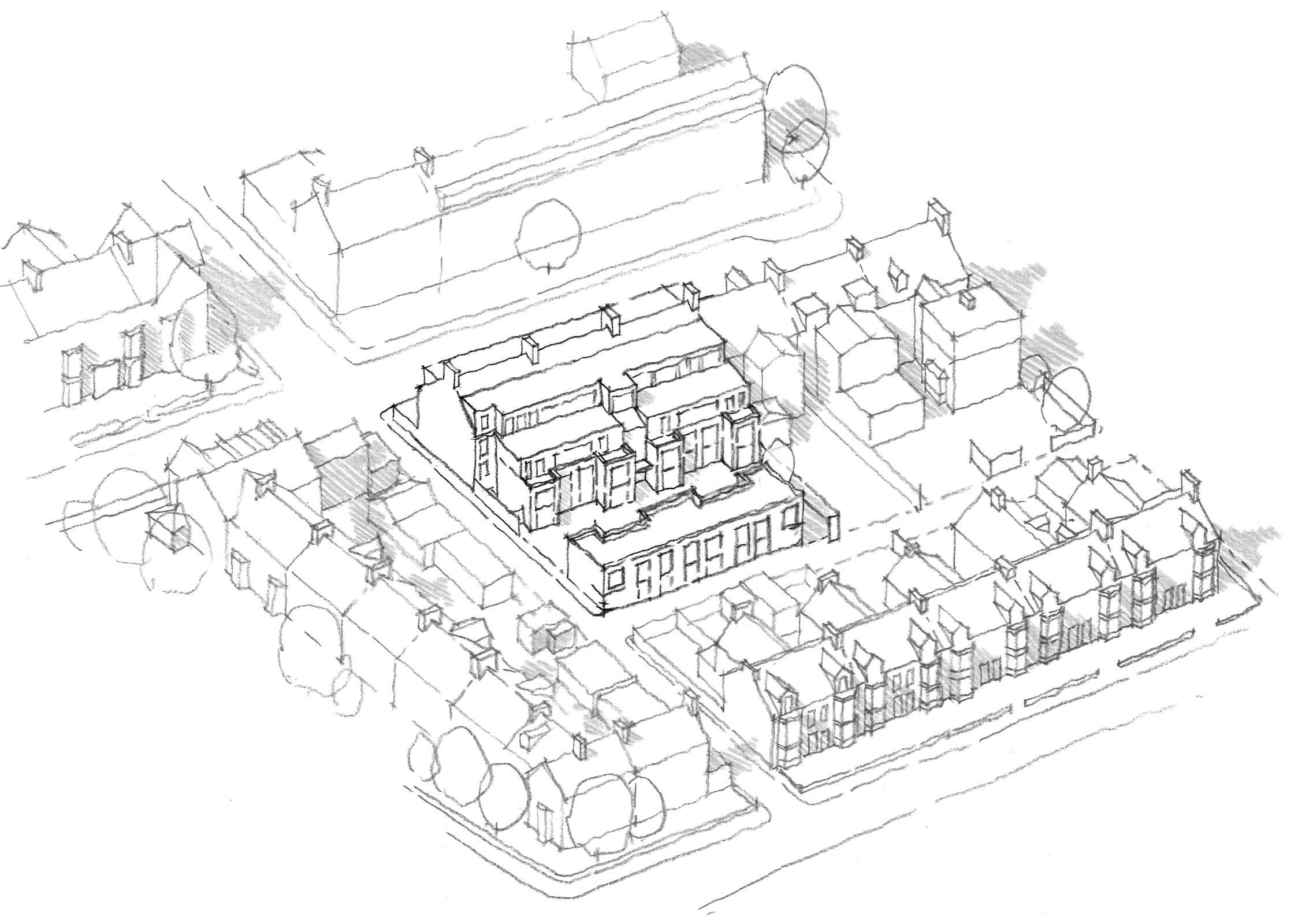 Emerging practice Alt Studios submits Newcastle infill mews plans