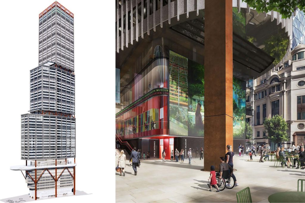 Eric Parry trims footprint on reconfigured One Undershaft skyscraper