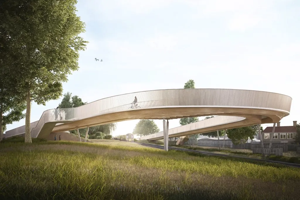 Weston Williamson reveals ‘bespoke’ Oxford rail footbridge plans