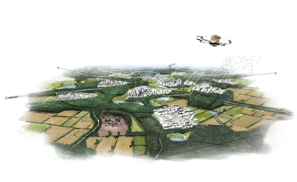 A vision for Urcadia: a polycentric region in a natural environment