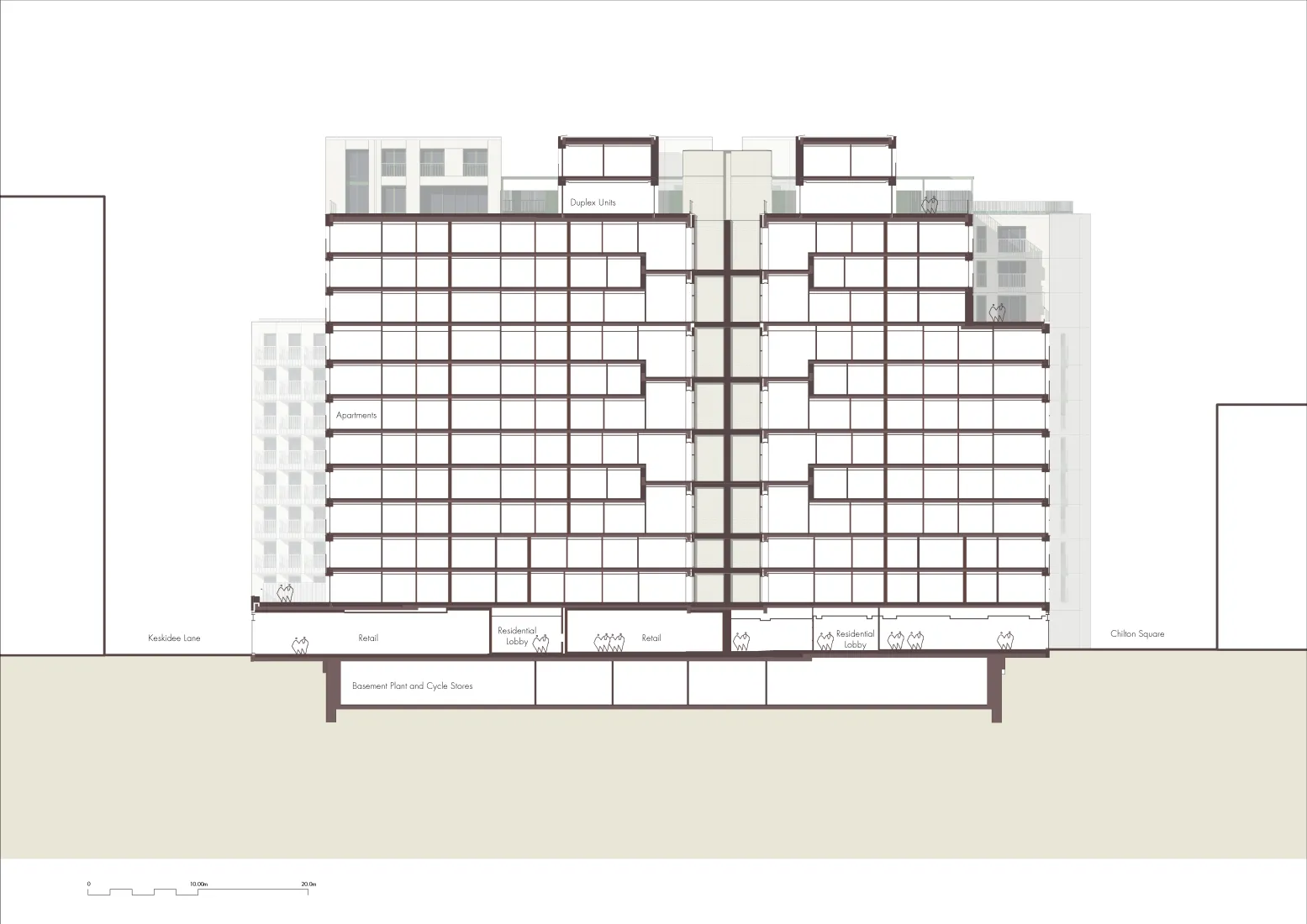 Residential Cross Section Building Cross Section Vector Hd Images,