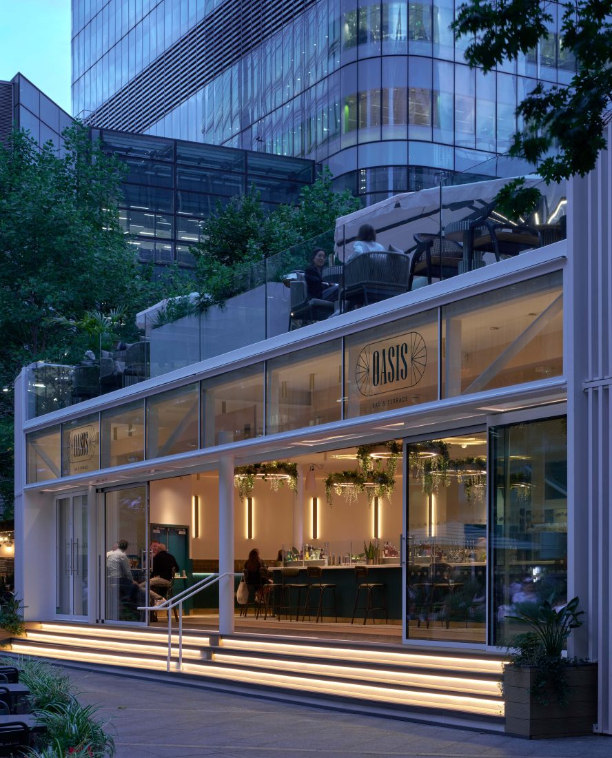 Givanni Associates completes two-tier glass and steel pavilion for ...