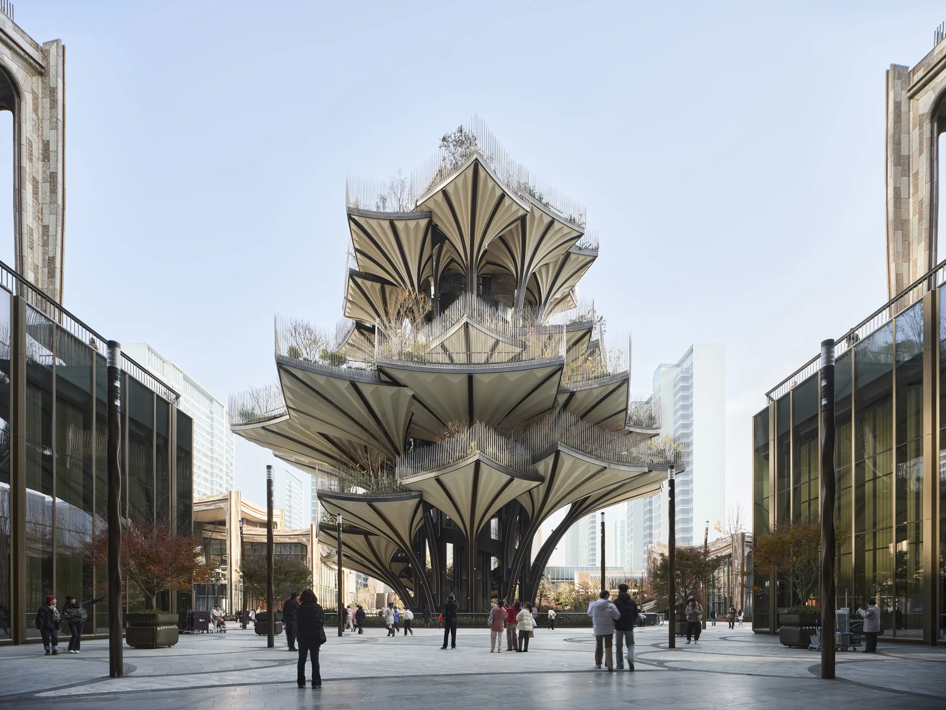 Heatherwick Studio creates ceramic-clad culture business district in China