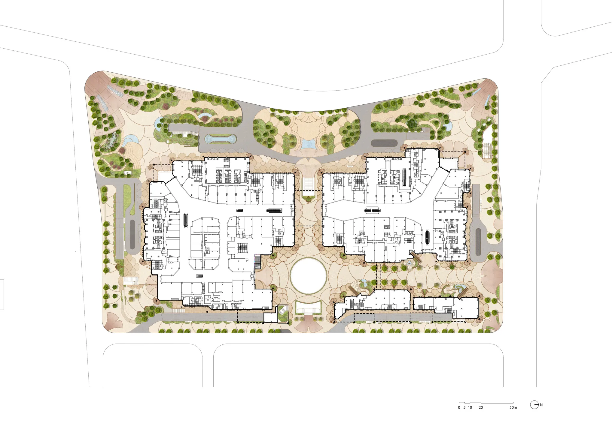 Heatherwick Studio creates ceramic-clad culture business district in China