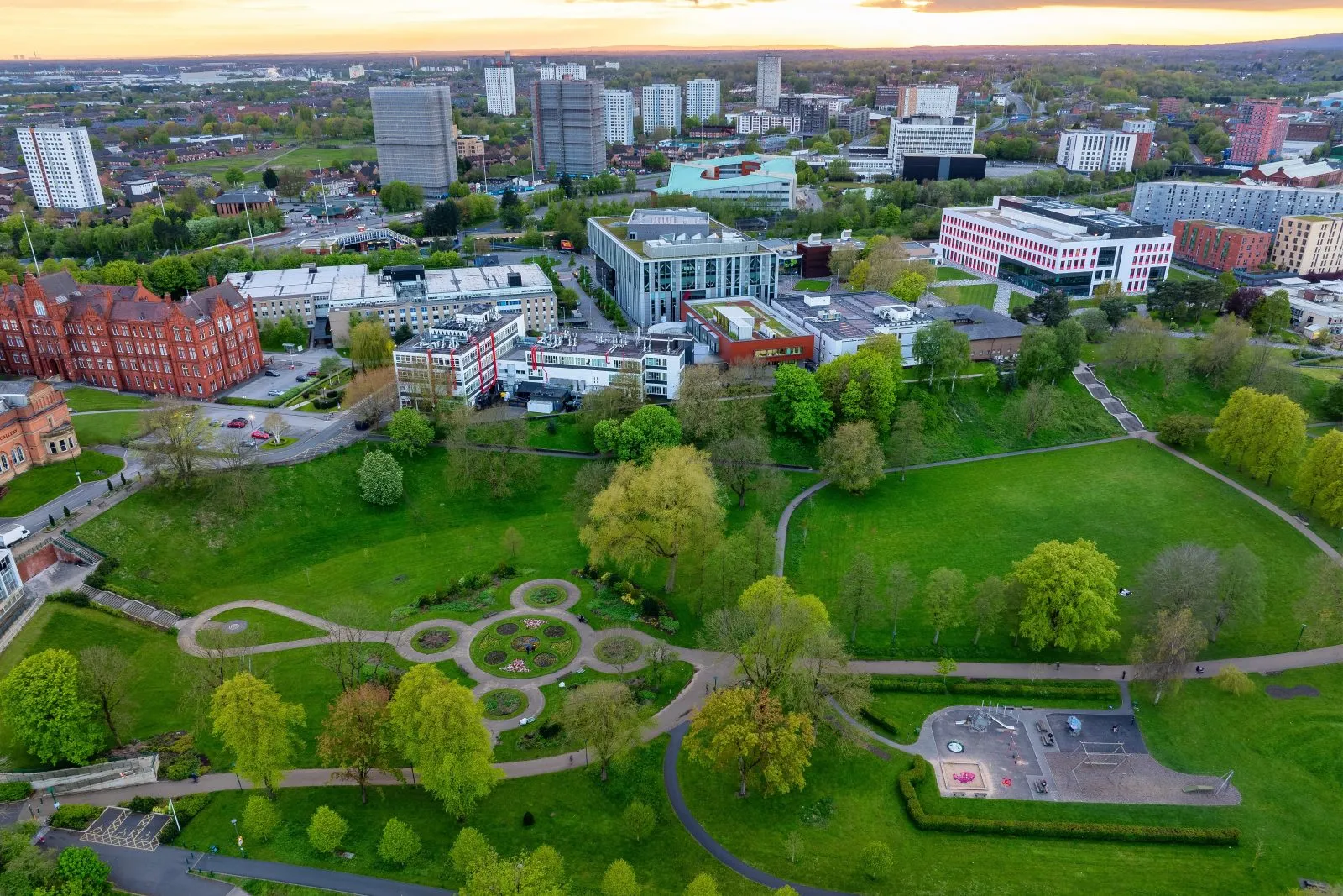 University of Salford public realm