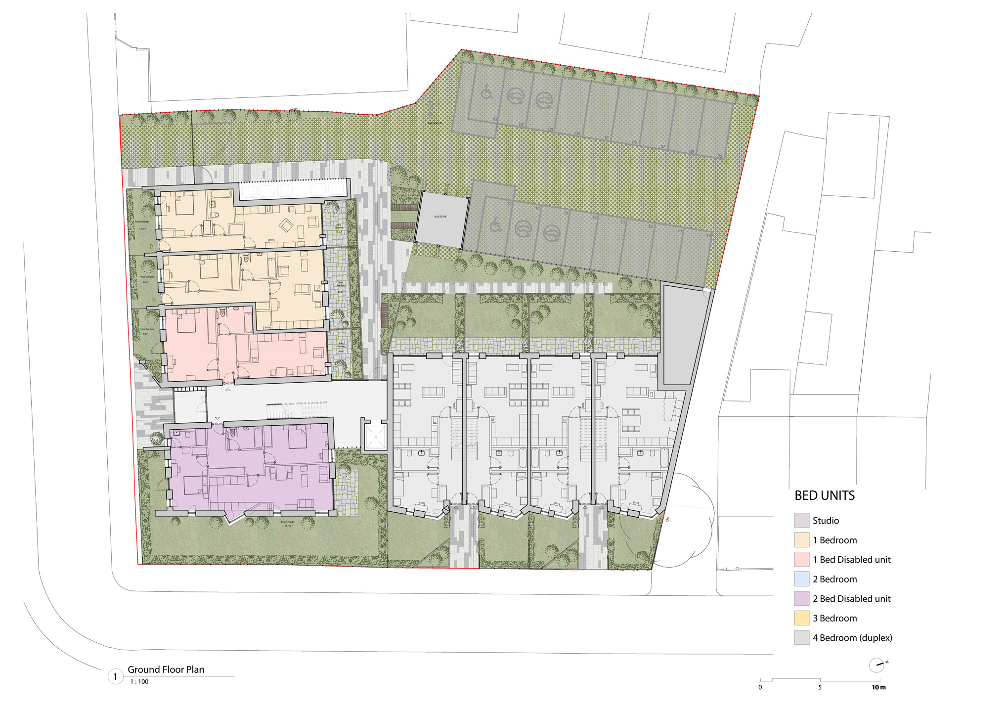 Belsize Architects completes 25 homes on brownfield site in Merton