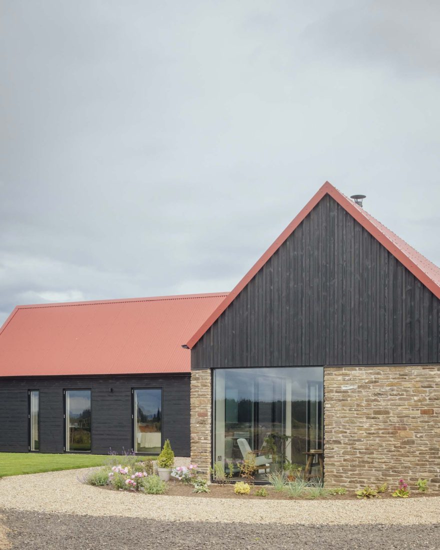 Loader Monteith completes three-bedroom home in rural Angus