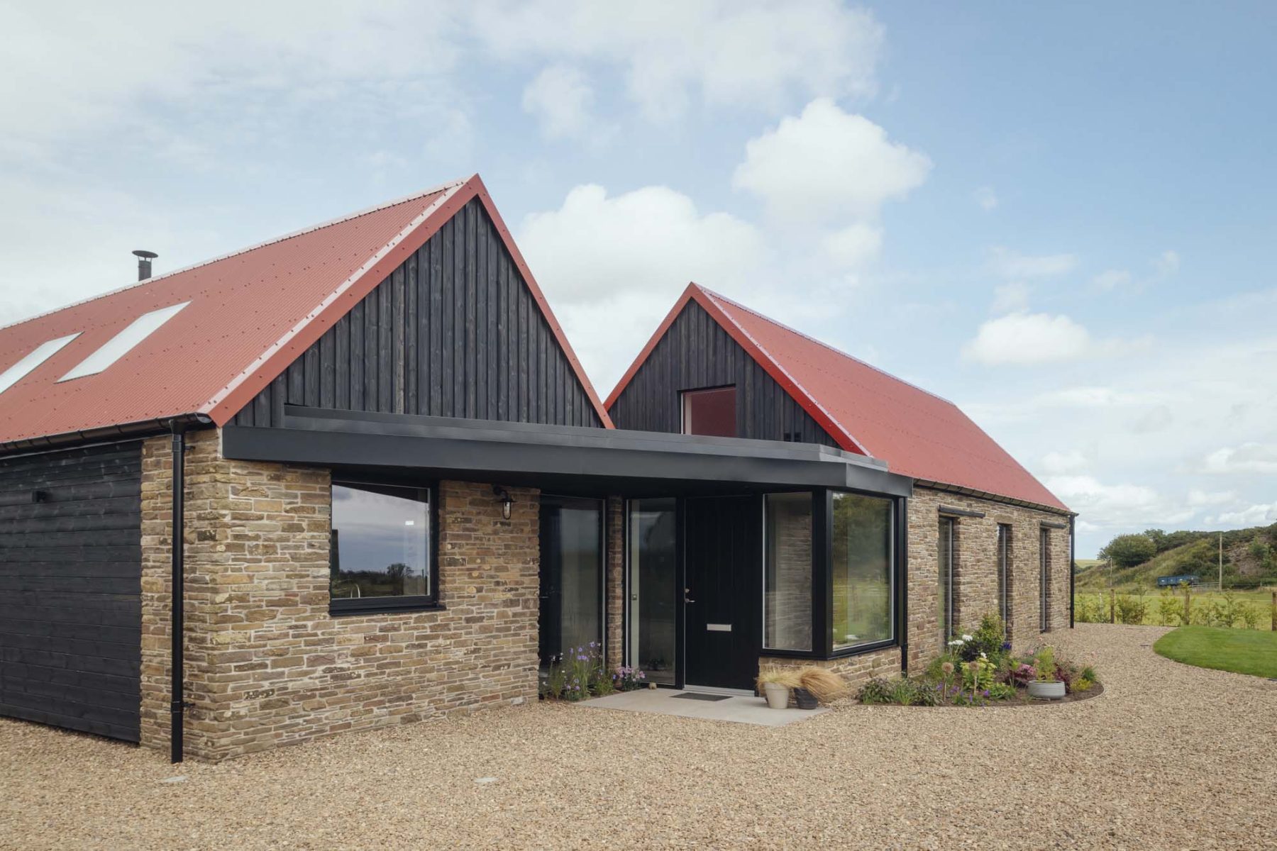 Loader Monteith completes three-bedroom home in rural Angus