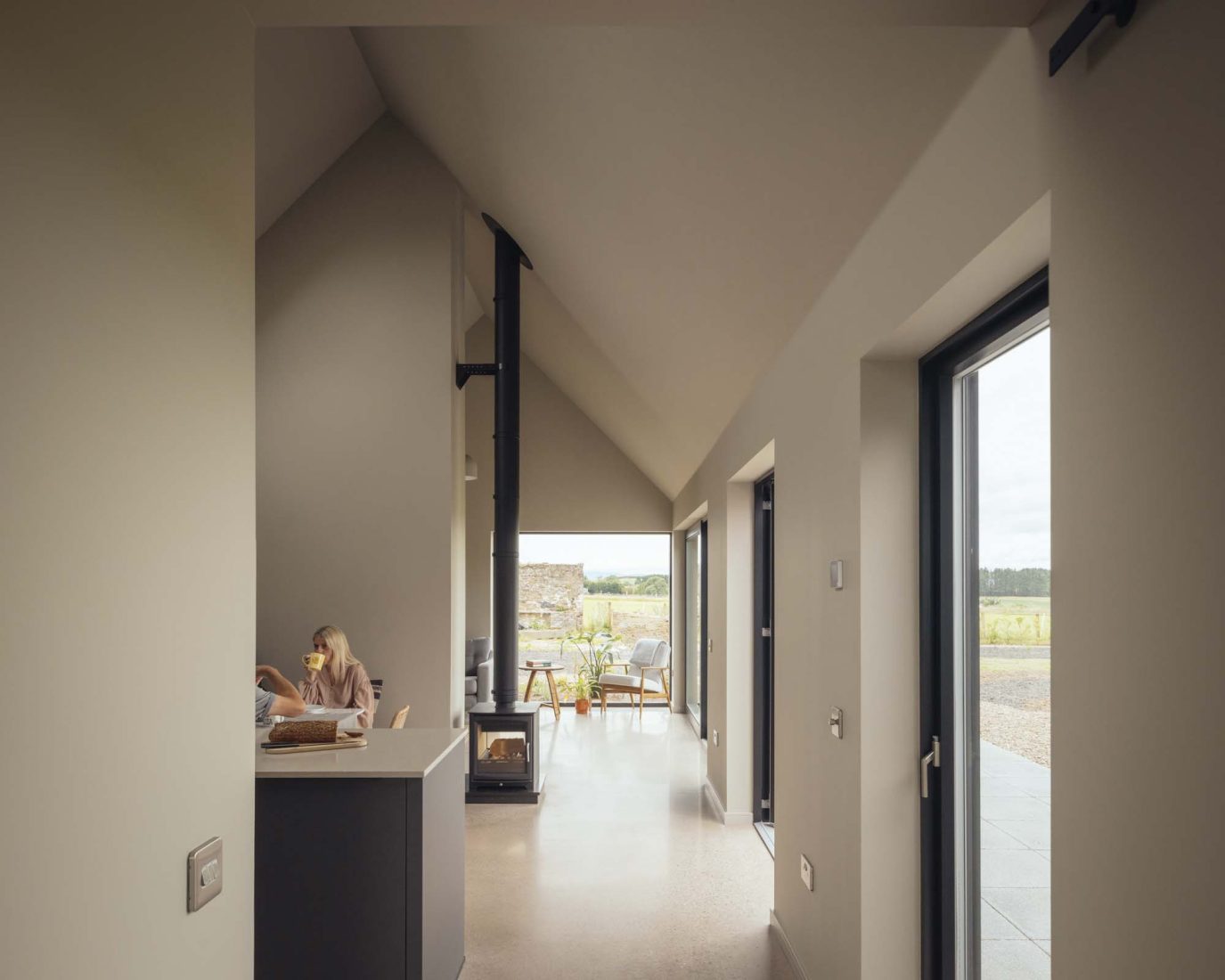 Loader Monteith completes three-bedroom home in rural Angus