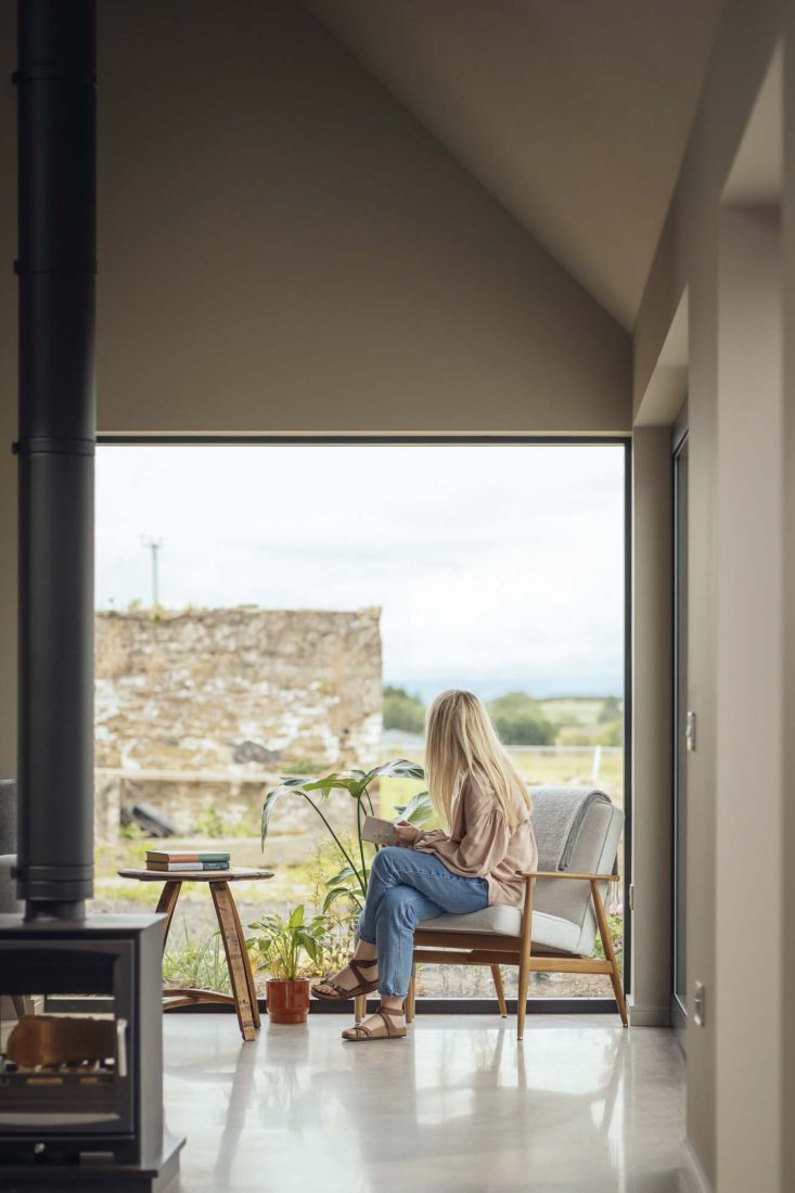 Loader Monteith completes three-bedroom home in rural Angus