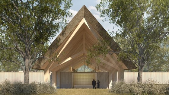 Níall McLaughlin’s Muslim funeral pavilion approved on appeal