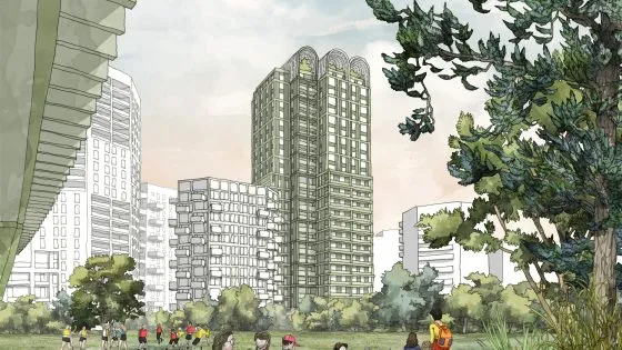 First images revealed of plans to convert GlaxoSmithKline HQ into homes