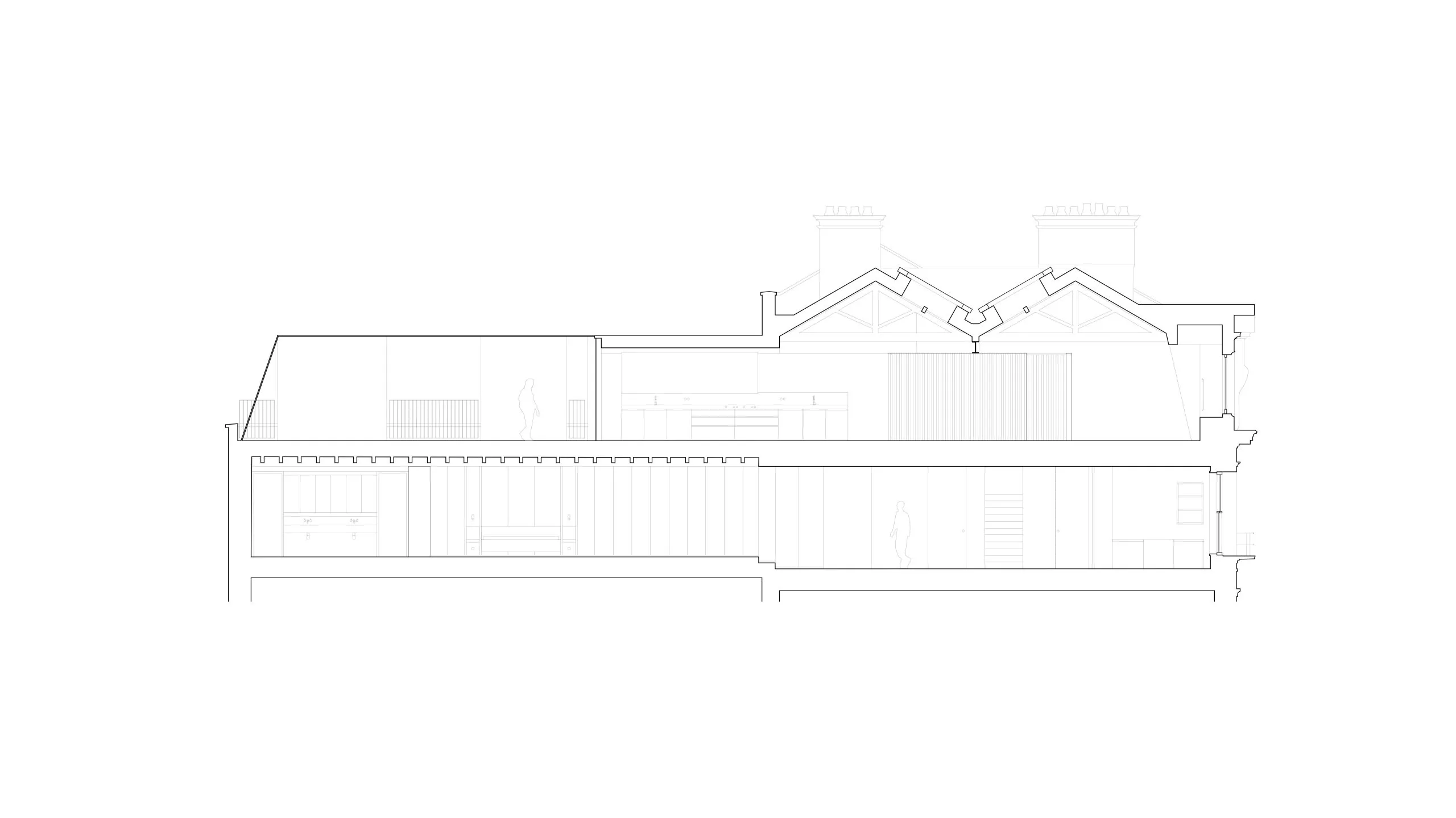 Carmody Groarke renovates London penthouse with rooftop pavilion