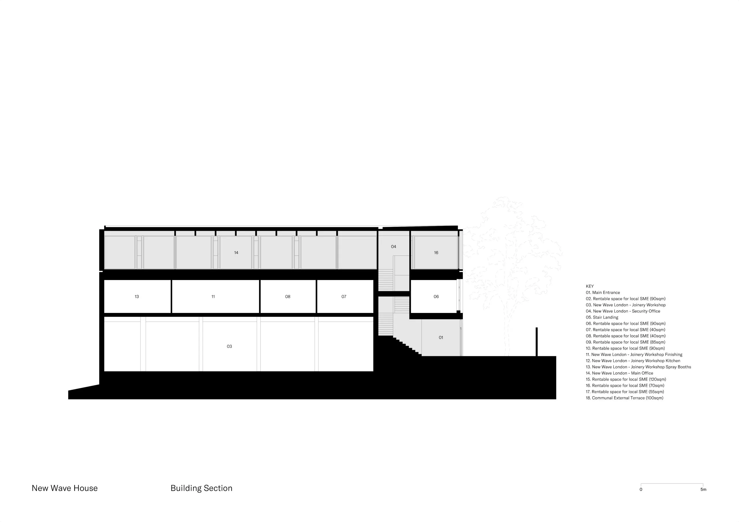 Thomas-McBrien Architects designs glulam ‘pavilion’ atop contractor’s HQ