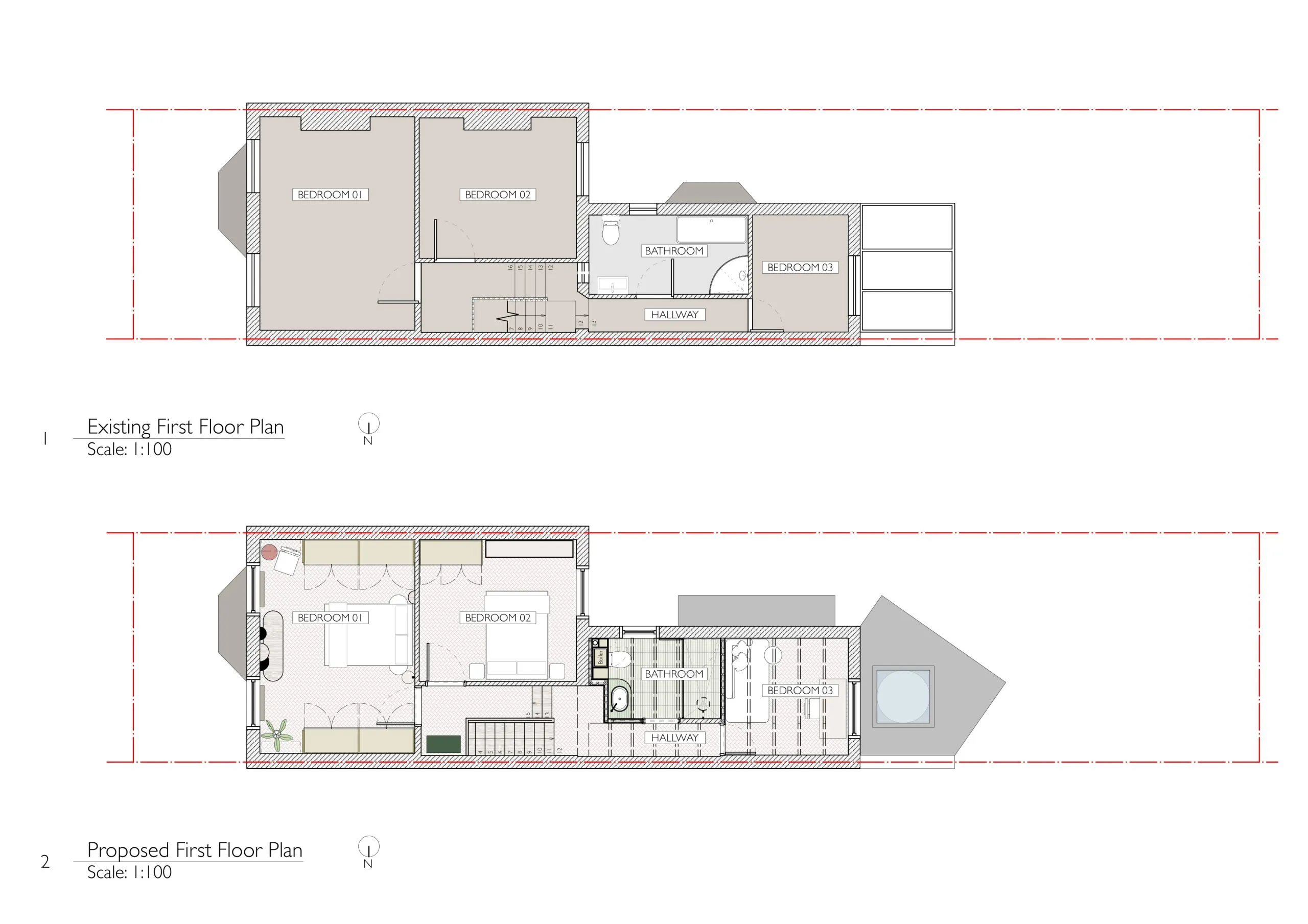 Pensaer completes Lloyd Wright-inspired extension in Stoke Newington