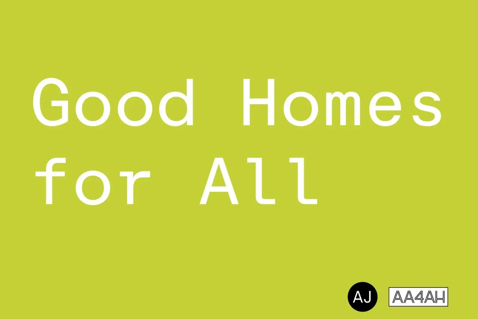 Good Homes for All: why we are showcasing 20 of the nation’s best ...
