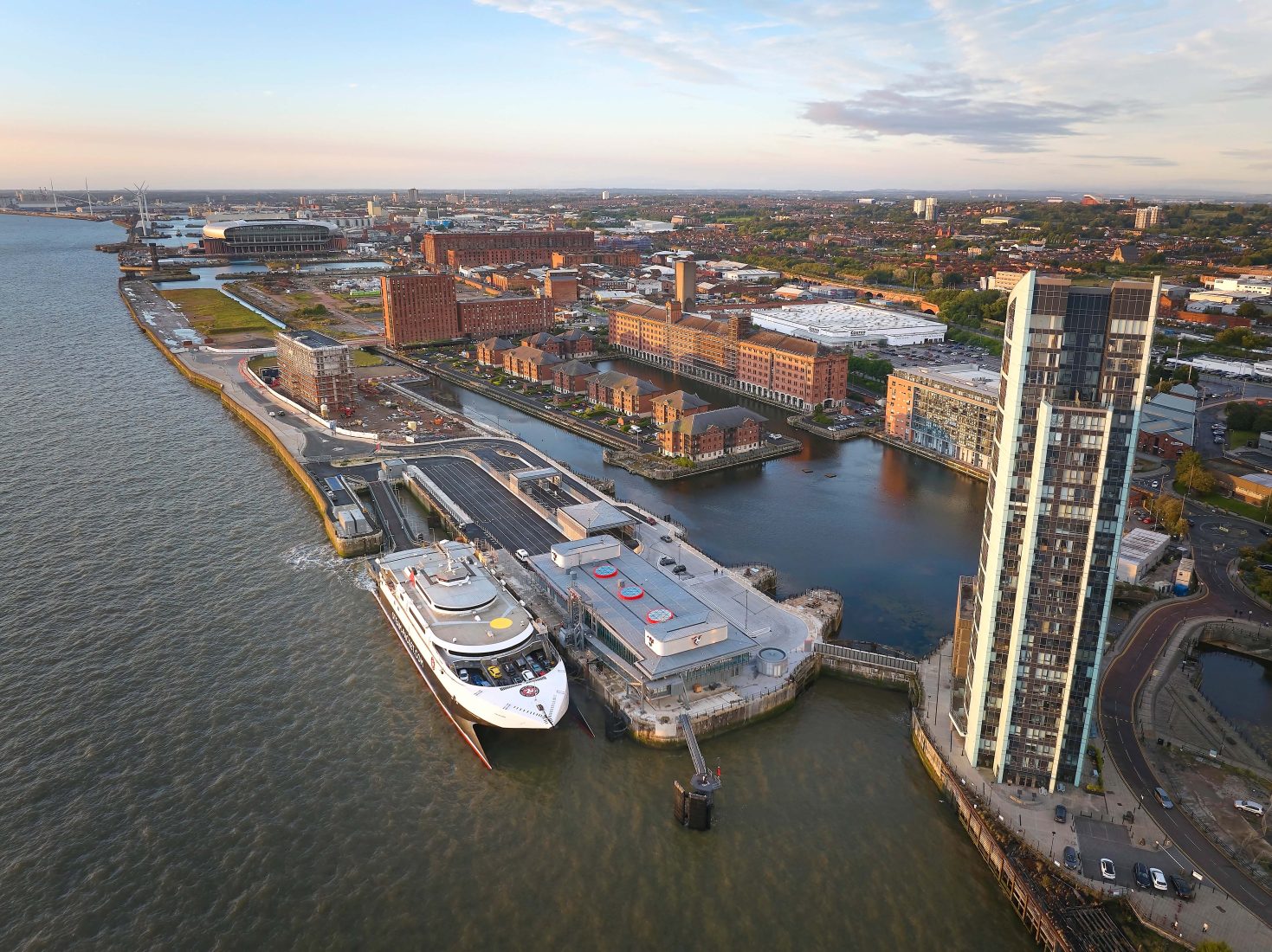 The Manser Practice completes ferry terminal at Liverpool docks