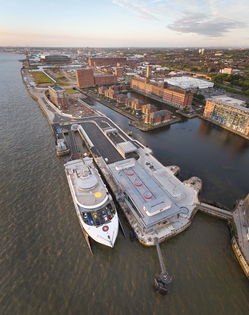 The Manser Practice completes ferry terminal at Liverpool docks