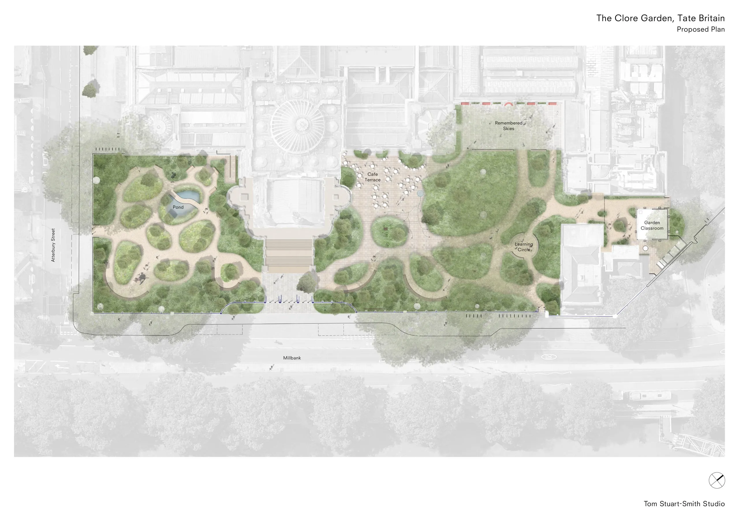 Tom Stuart-Smith and Feilden Fowles’ Tate Britain gardens revamp unveiled