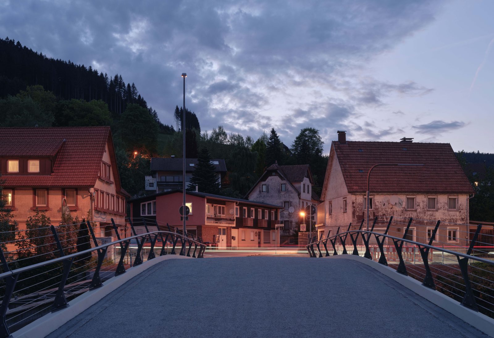 Moxon Architects completes part-timber bridge in Germany