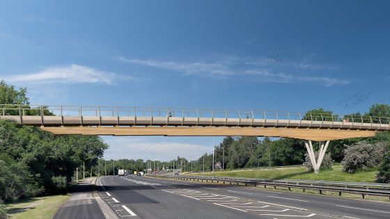 Winner of Havering low-carbon footbridge contest named