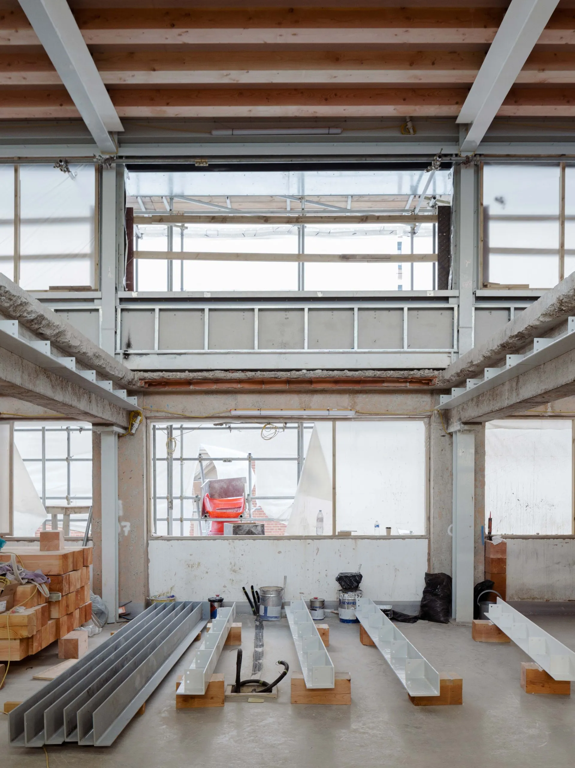 Carmody Groarke’s silver office scheme completes in east London