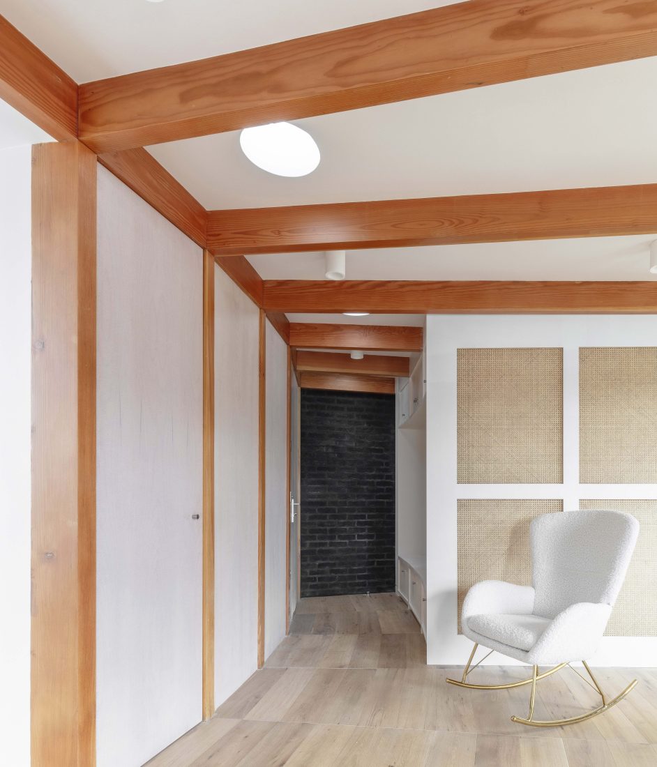 Vine Architecture Studio completes curving rooftop flat