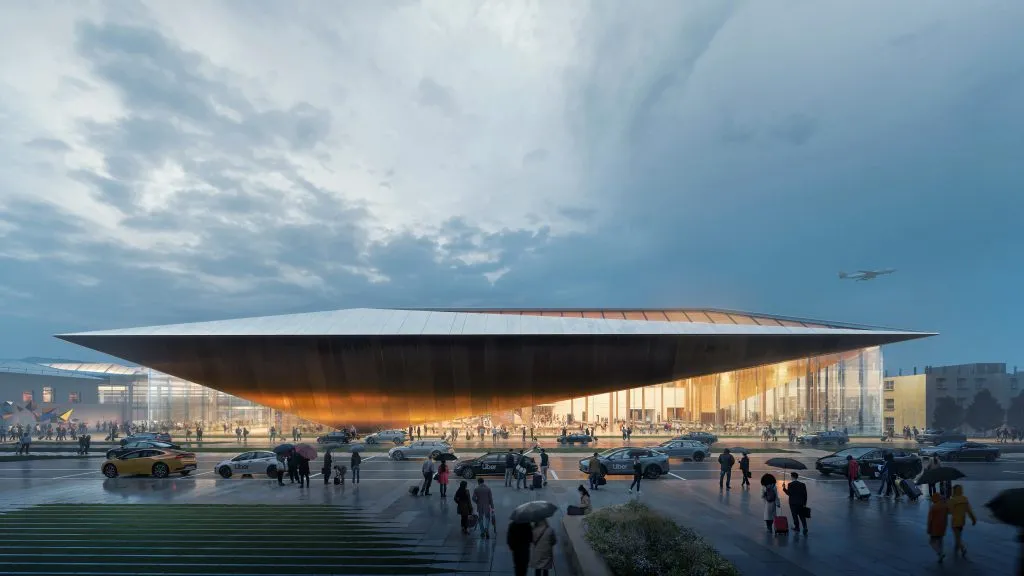 ZHA wins second major Vilnius transport contest with airport victory