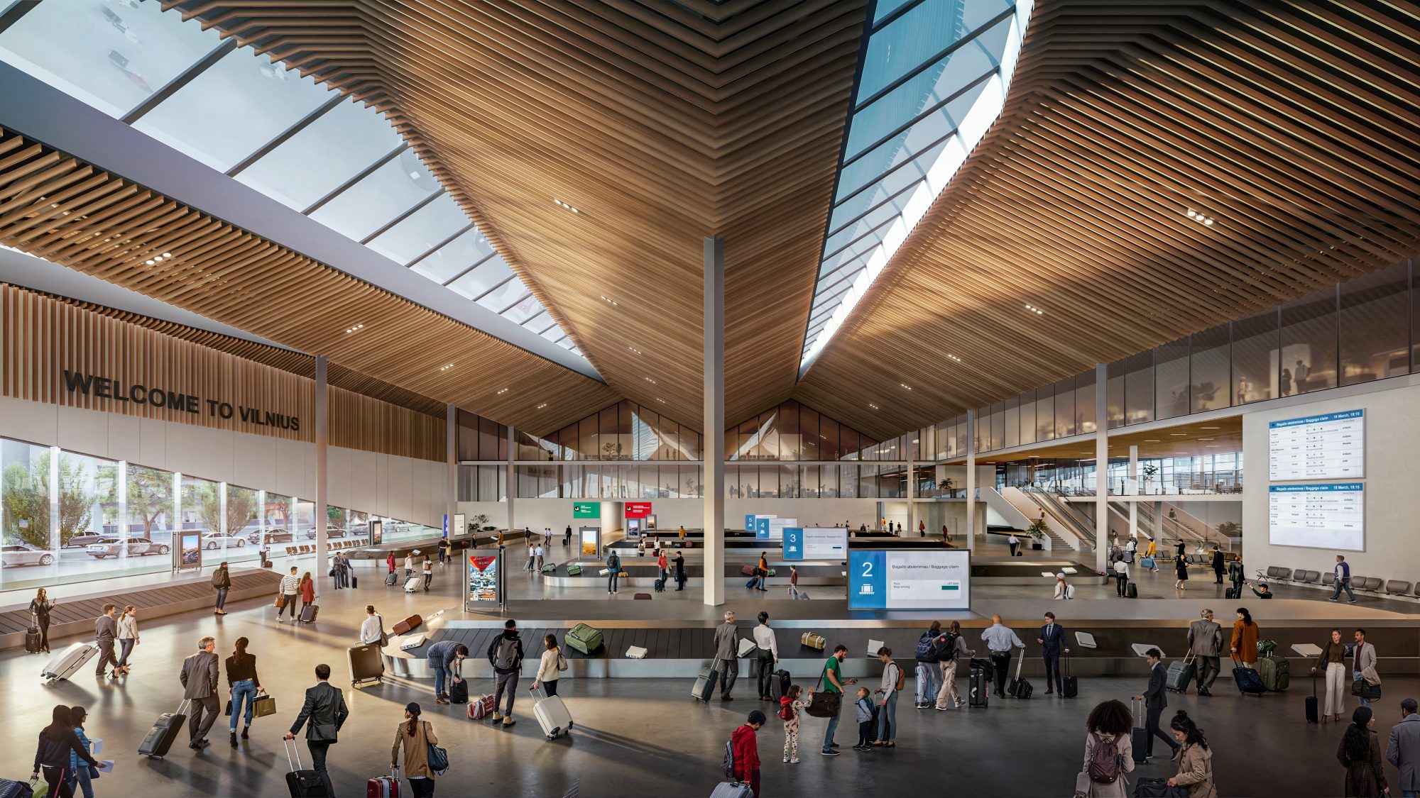 ZHA wins second major Vilnius transport contest with airport victory
