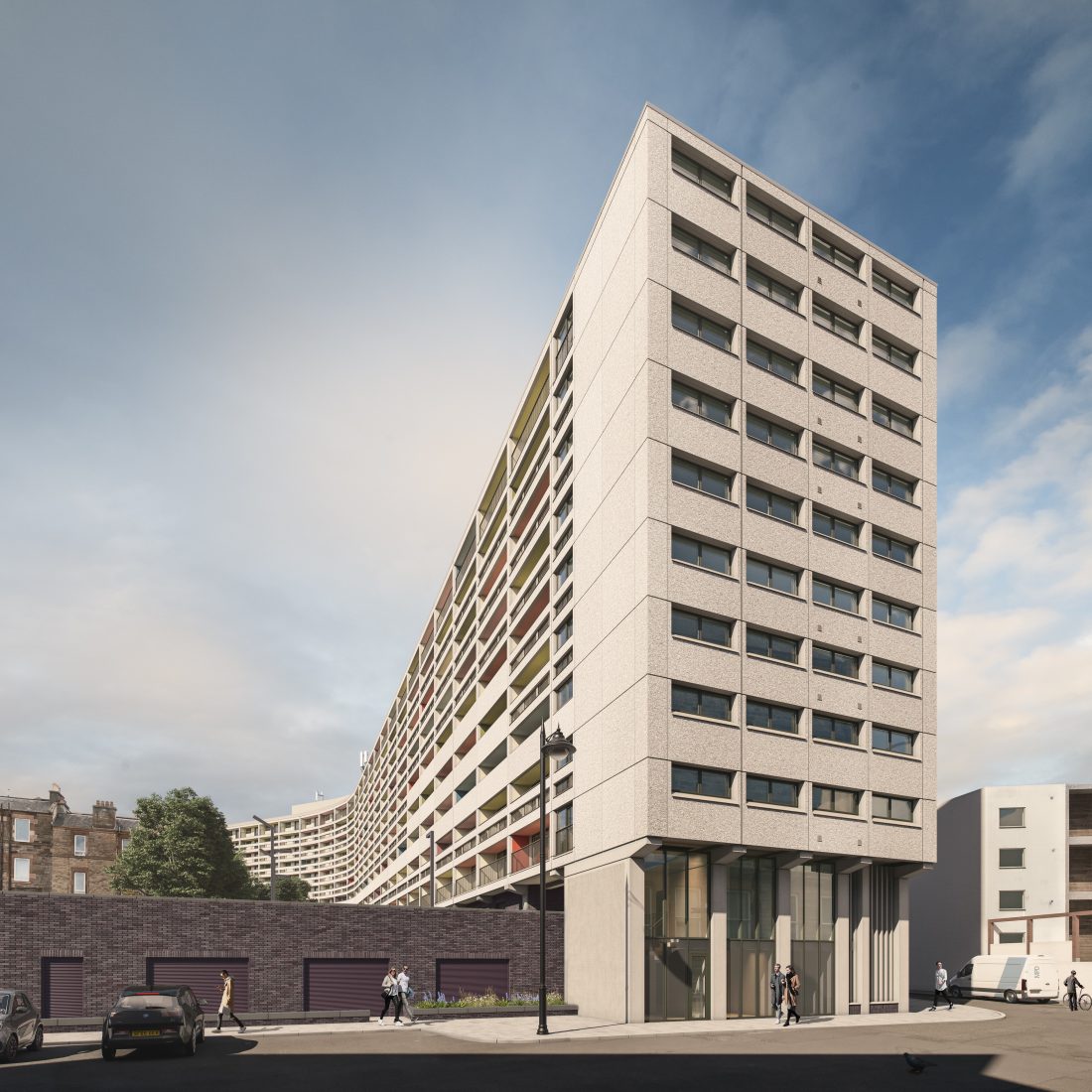 Collective Architecture gets OK to retrofit Brutalist Edinburgh housing ...