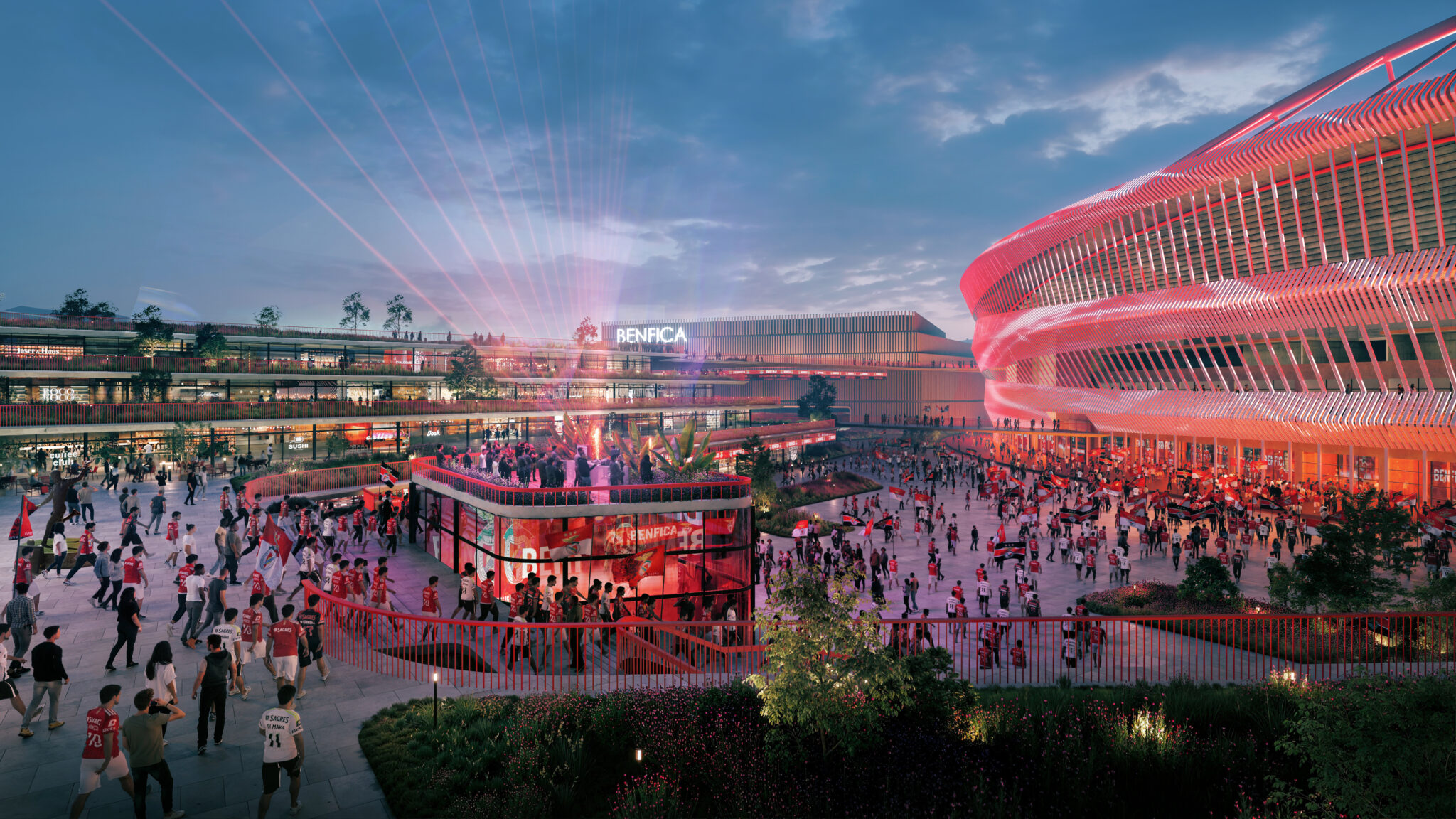 Populous reveals masterplan for £190m Benfica stadium overhaul