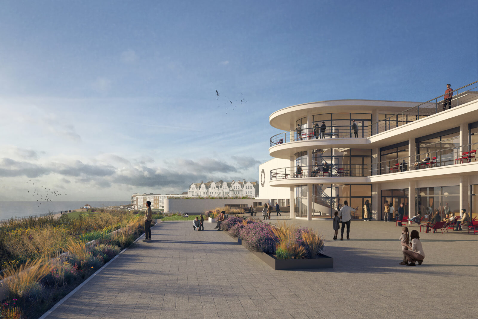 Haworth Tompkins wins approval to revamp iconic De La Warr Pavilion