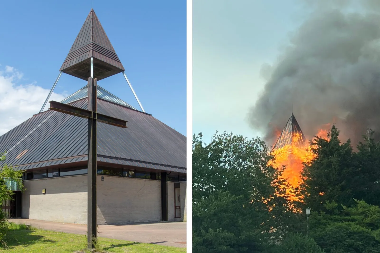 Unique Reiach-designed Scottish church ‘destroyed’ in fire