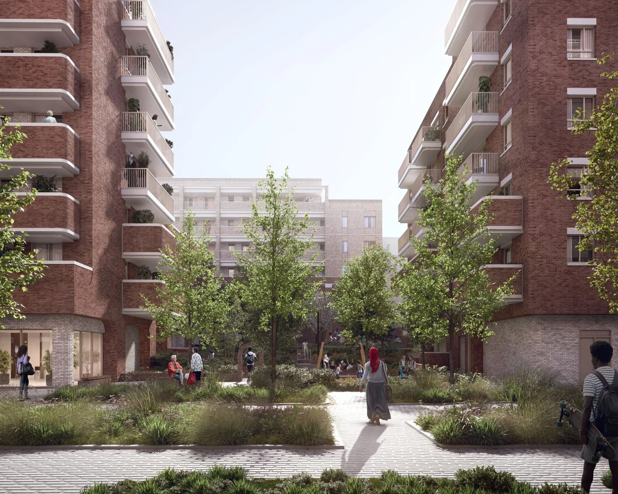 Levitt Bernstein and WR-AP submit plans for 278 Lewisham council homes