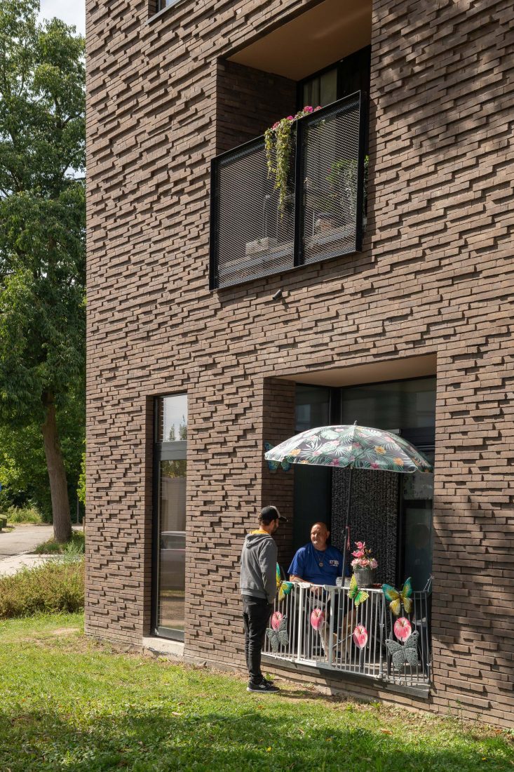 Studio Woodroffe Papa completes 192-unit social housing scheme in Belgium