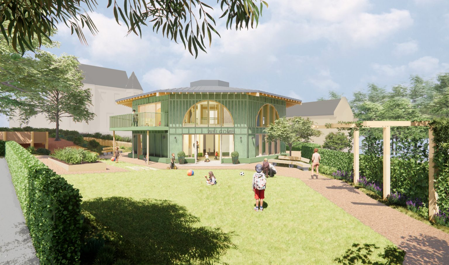 Delve wins approval for octagonal nursery within elderly care village