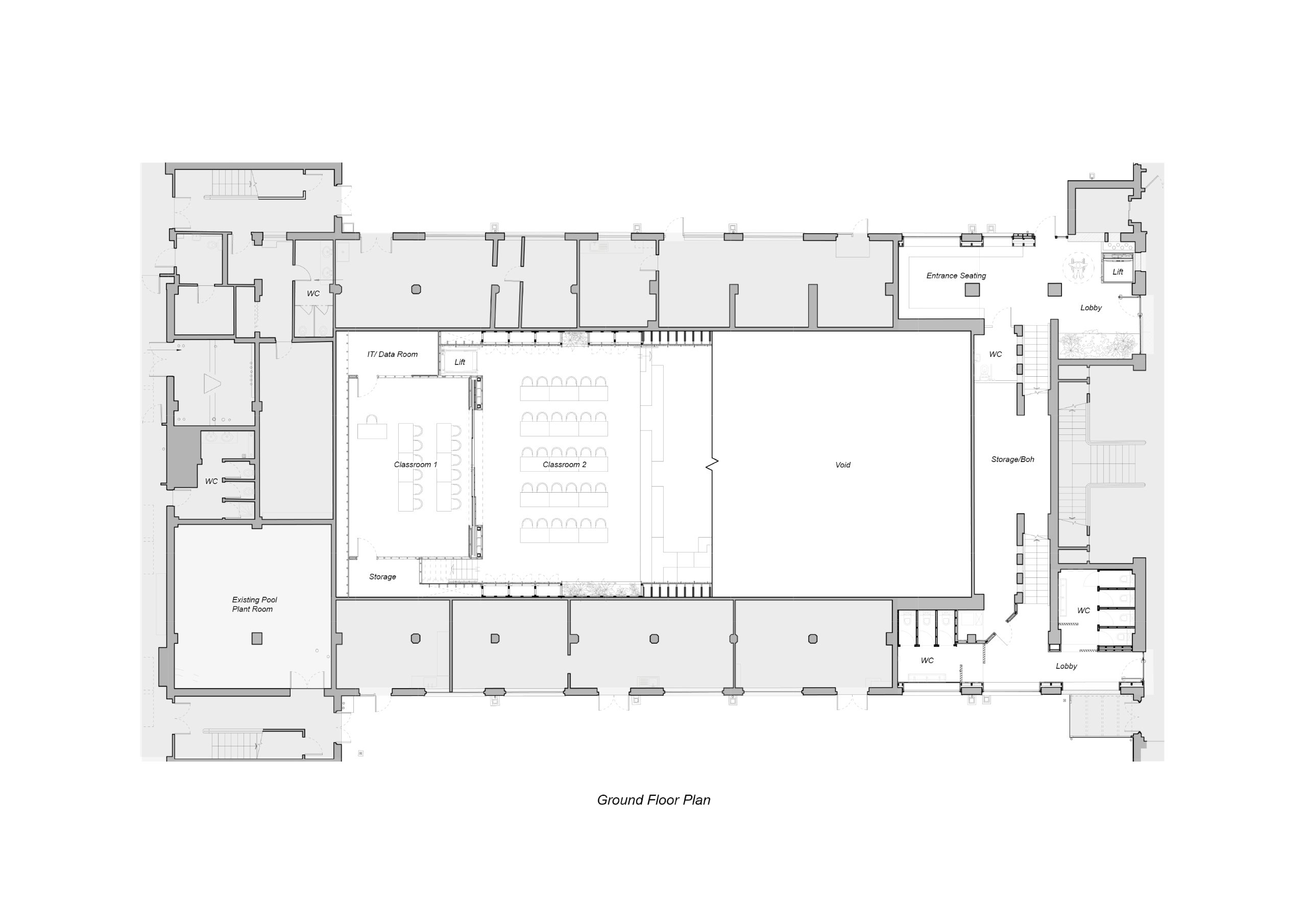 Studio DERA converts former swimming pool into learning space