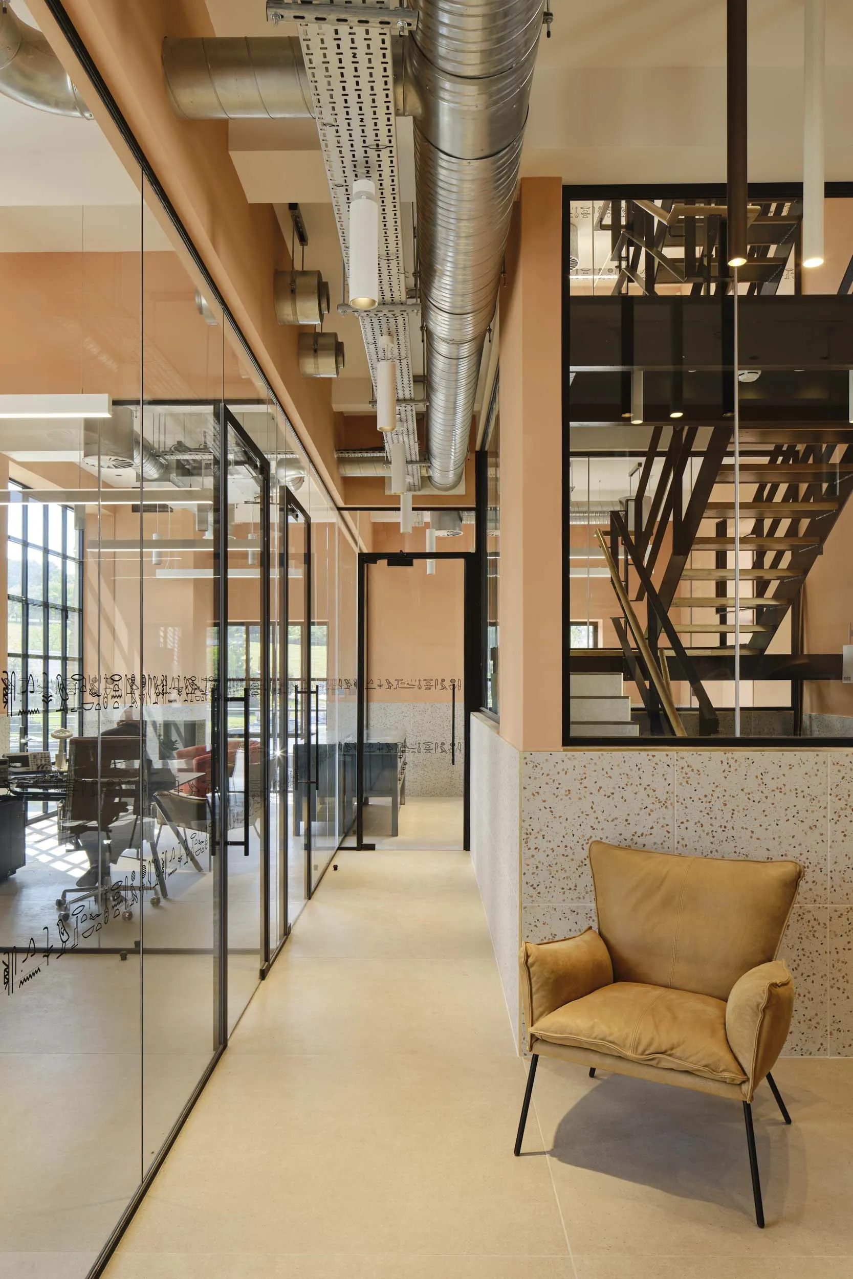 Felix Lewis Architects reworks Egyptian Revival boiler house as company HQ