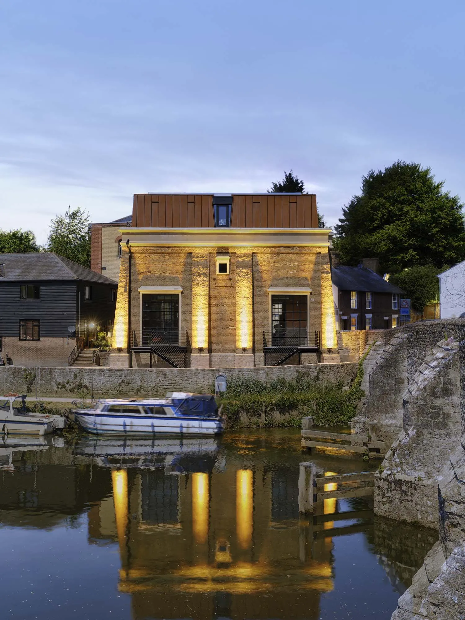 Felix Lewis Architects reworks Egyptian Revival boiler house as company HQ