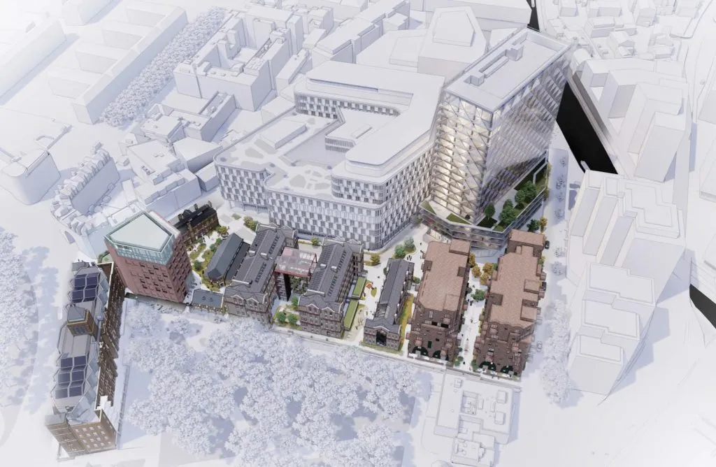 Peter Barber and Architecture 00 plans for St Pancras hospital site dropped