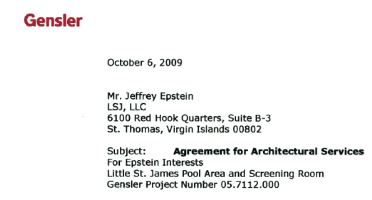 Which architects appear in the Epstein files?