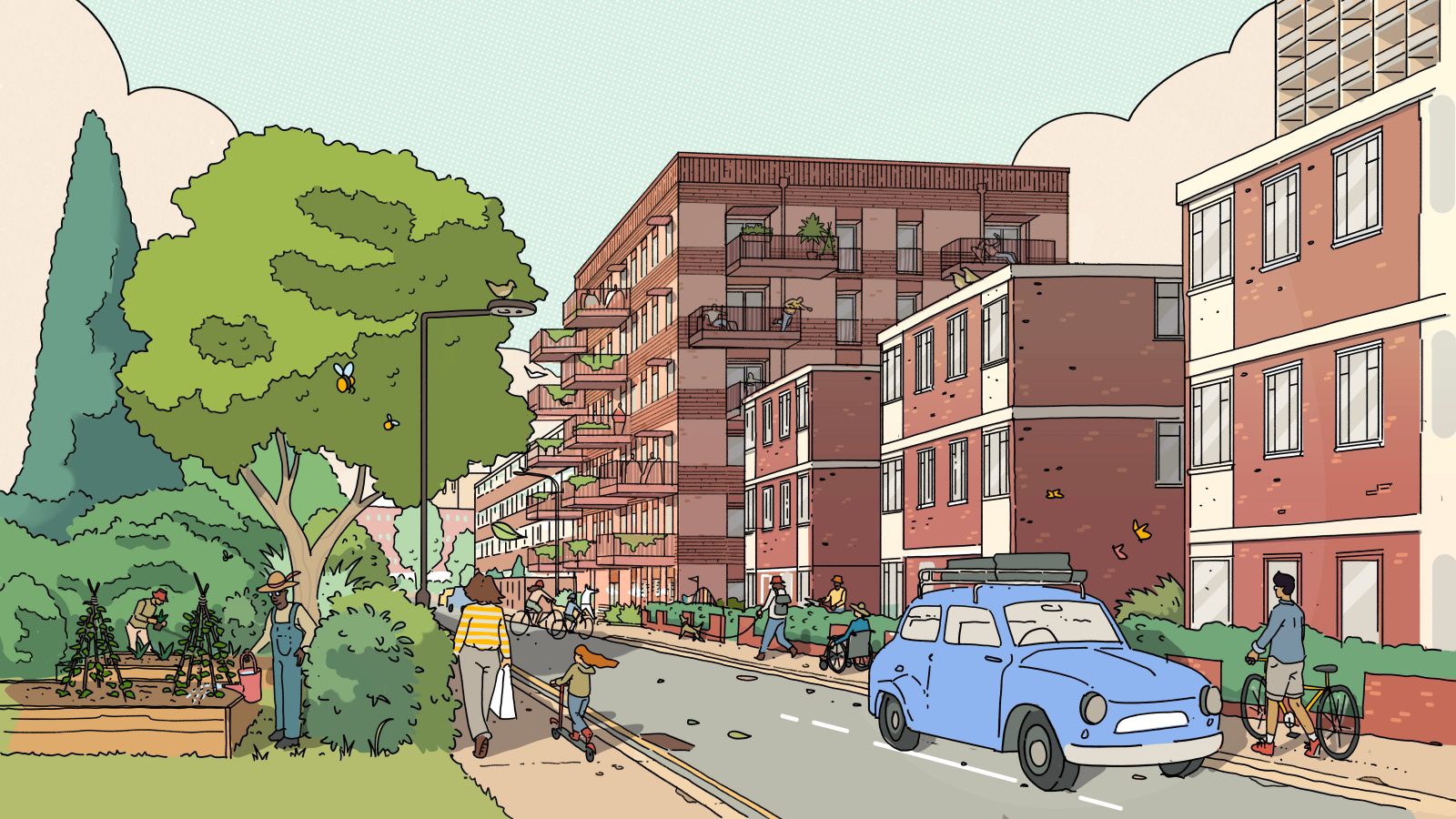 Sergison Bates and NOOMA Studio win consent for Hackney homes
