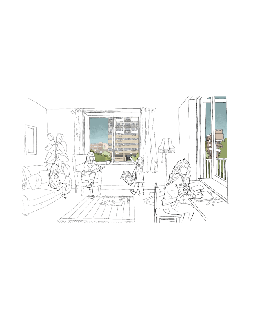 Sergison Bates and NOOMA Studio win consent for Hackney homes