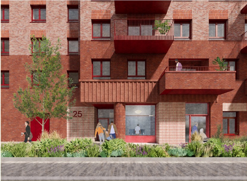 Maccreanor Lavington submits first phase of Pudding Mill Lane housing